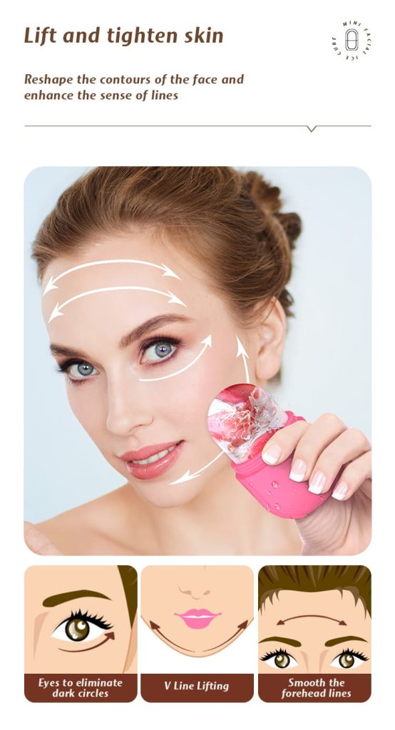 Mini Facial Ice Cube Roller – Face Lifting & Cooling Skincare Tool ...